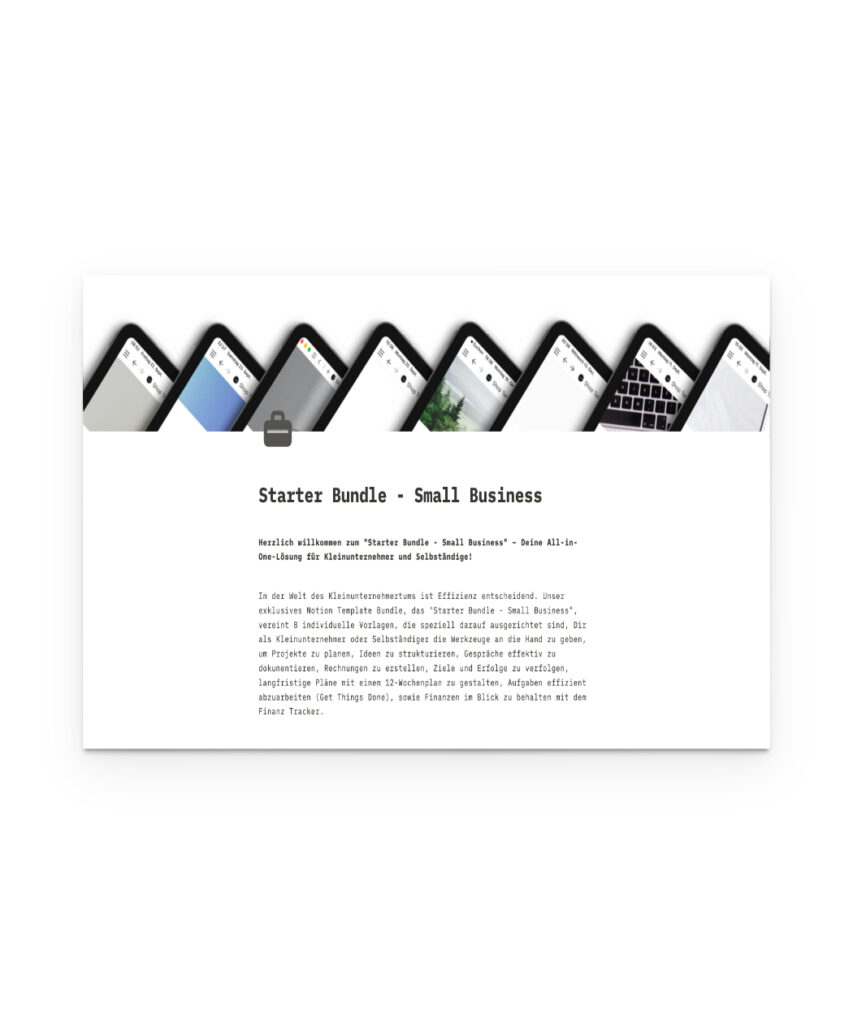Notion Starter Bundle - Small Business | Marpels Studio